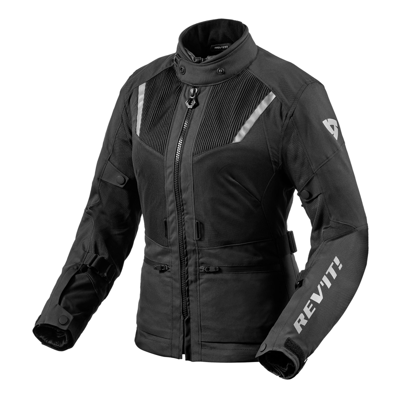 Geaca moto dama Revit Levante 2 H2O neagra | Motozem.ro