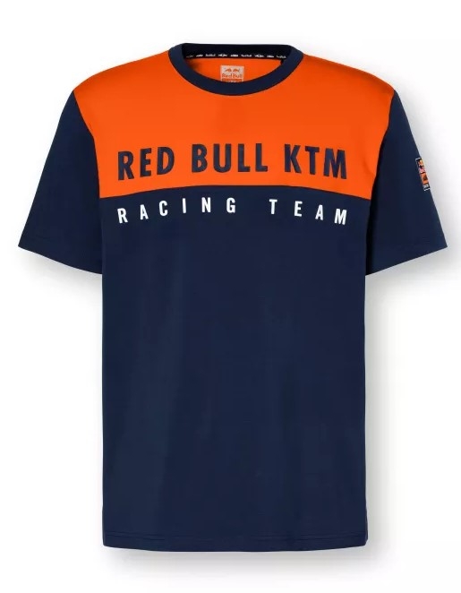 Tricou KTM Red Bull Zone albastru-portocaliu lichidare | Motozem.ro
