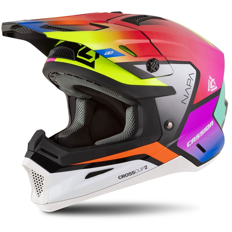 Casca motocross Cassida Cross Cup 2 Napa pearl multicolor | Motozem.ro