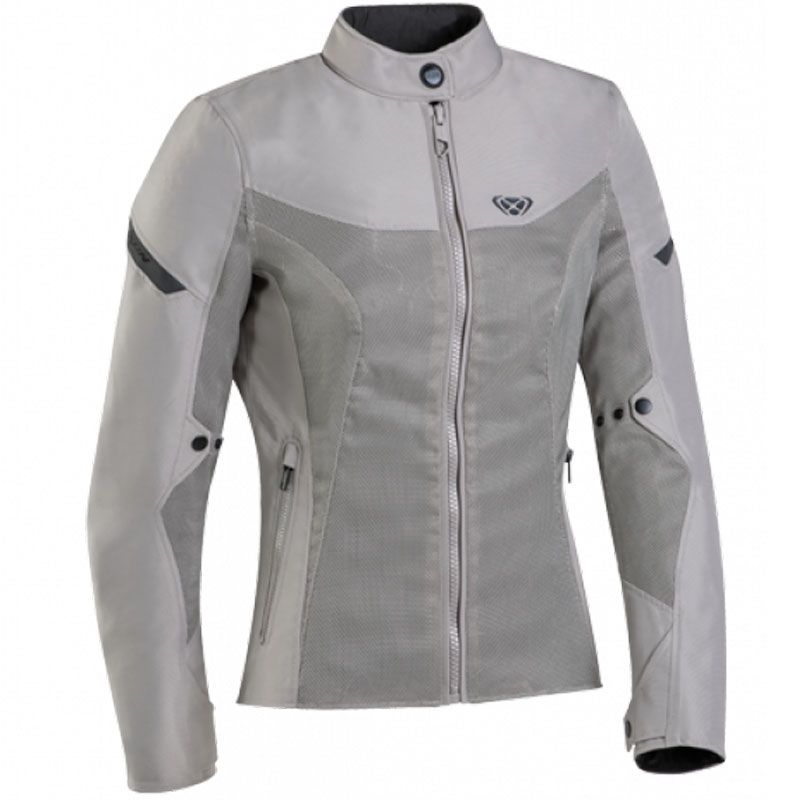 Geaca moto dama IXON Fresh Lady gri-bej | Motozem.ro