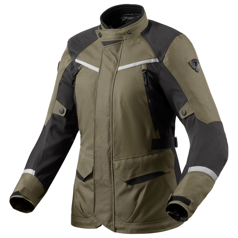 Geaca moto dama Revit Voltiac 3 H2O verde-antracit | Motozem.ro