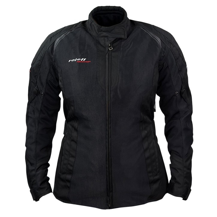 Geaca moto dama Roleff Mesh neagra | Motozem.ro