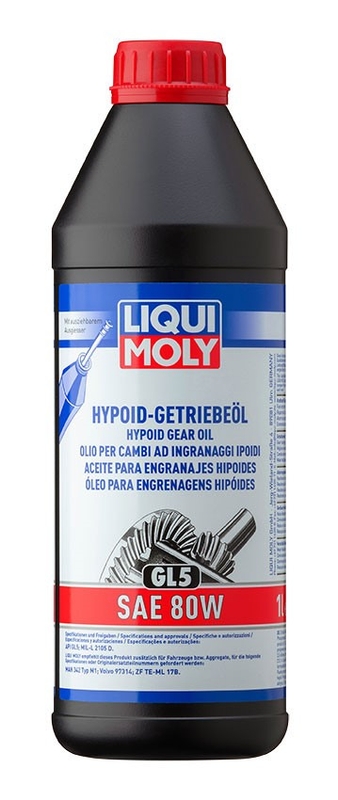 Ulei de transmisie hipoid LIQUI MOLY SAE 80W 1 l | Motozem.ro