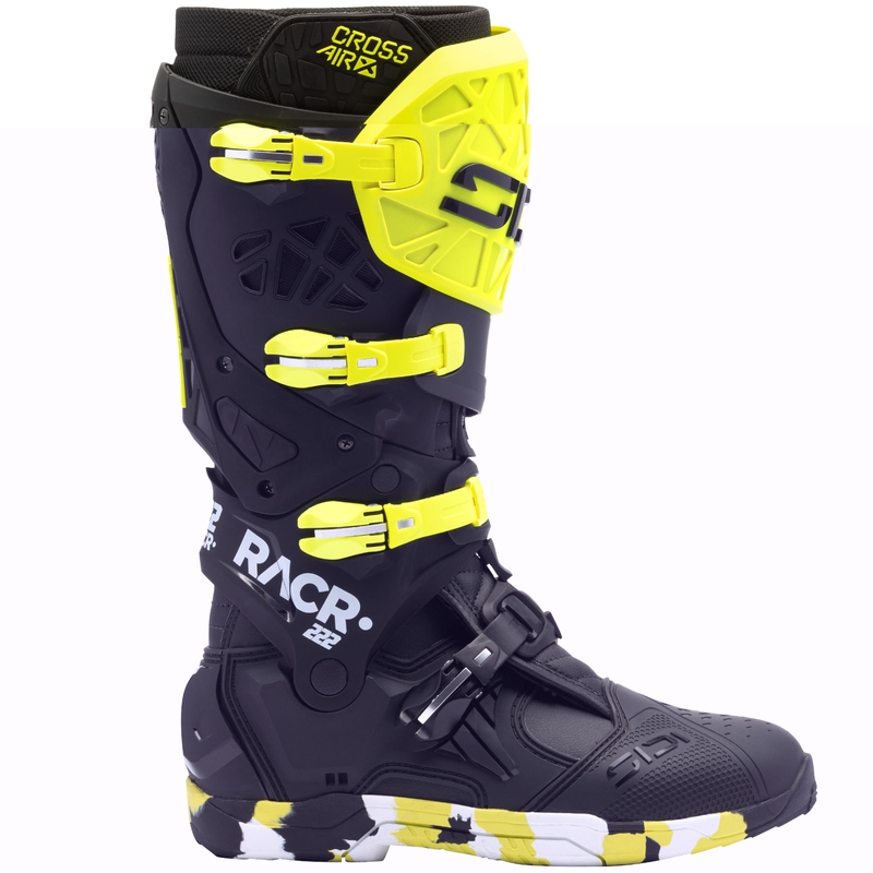 Ghete moto SiDi Crossair X RACR002 galben fluo-negru | Motozem.ro